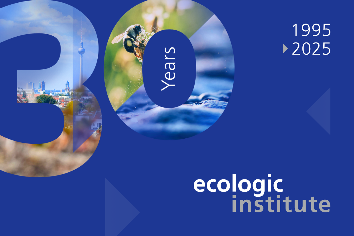 Ecologic Institute turns 30 | Ecologic Institute